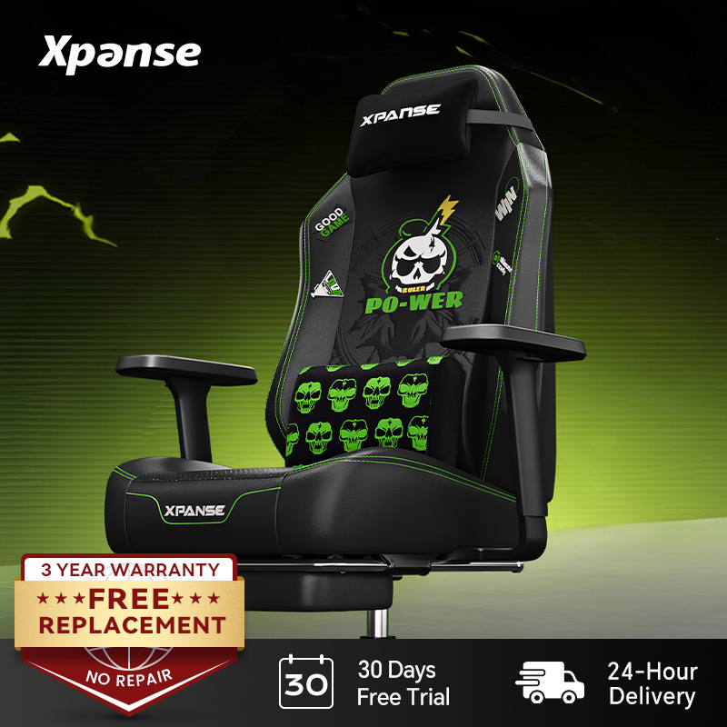 Xpanse Xbone Leather Gaming Office Chair Ergonomic Computer Chair With ...