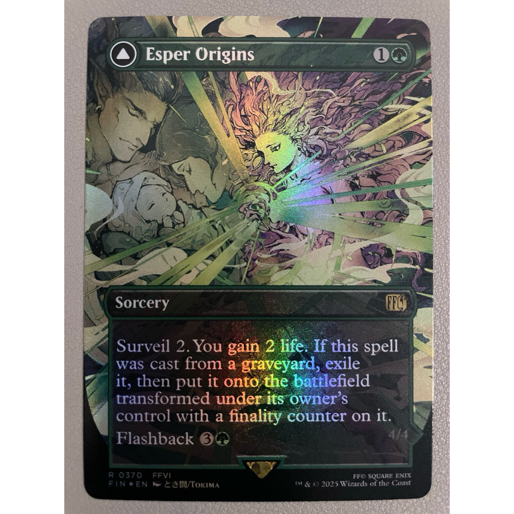 MTG:Final Fantasy (FIN) R0370 - Esper Origins (Borderless Foil ...