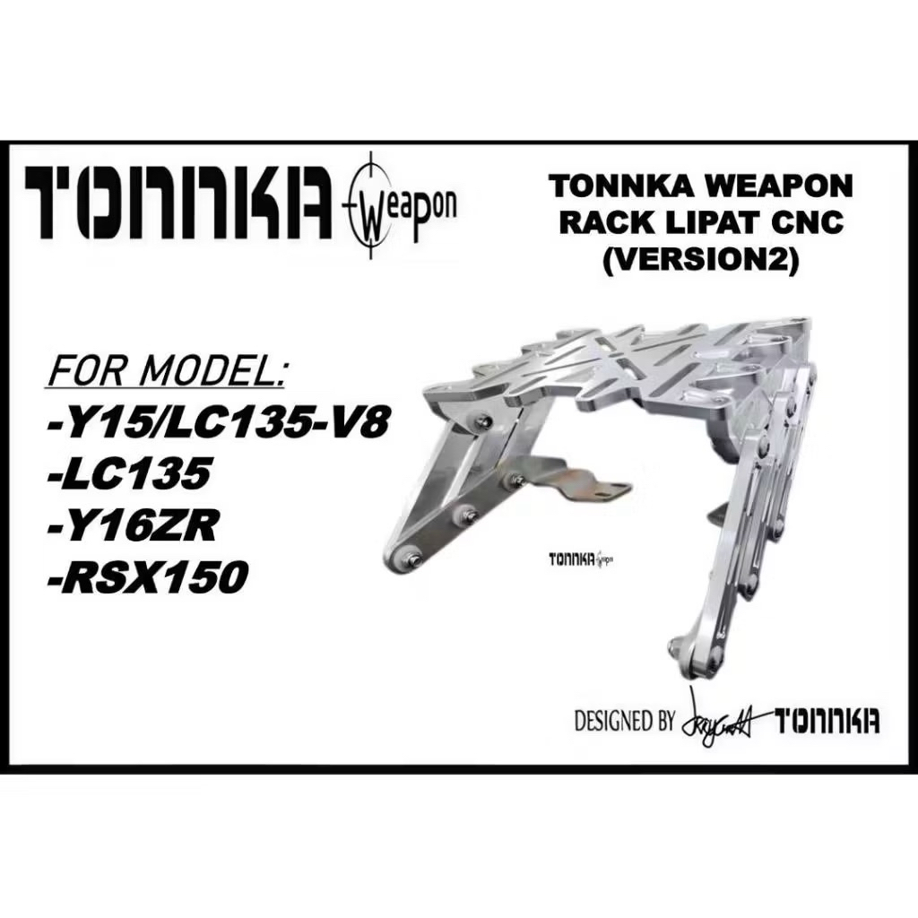 BOX RACK LIPAT CNC VERSION 2 TONNKA WEAPON PARAM LC135 V1 V2 V7 V8 ...
