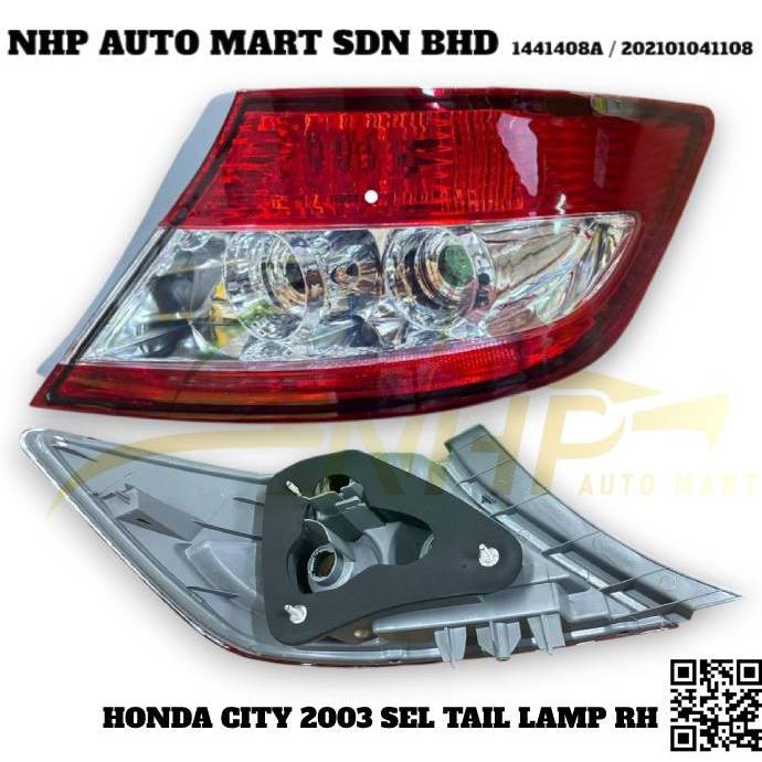 HONDA CITY SEL / GD6 2003-2005 1.5 I-DSI TAIL LAMP / TAIL LIGHT / REAR ...