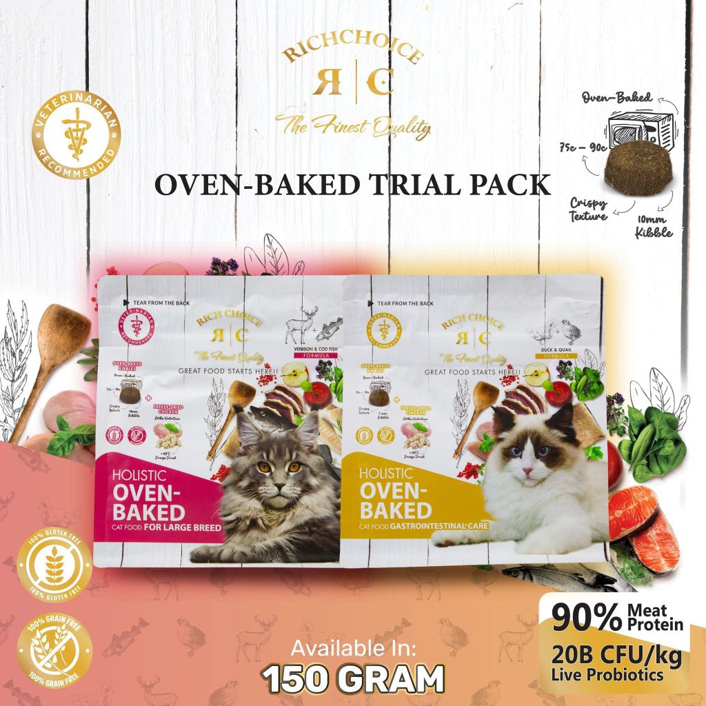 Rich Choice 150g Holistic Oven-Baked Cat Dry Food | Shopee Malaysia