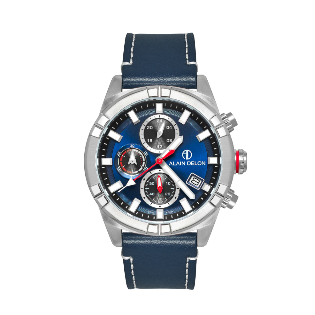 Alain Delon Men Watch Chronograph AD494-1382C | Shopee Malaysia