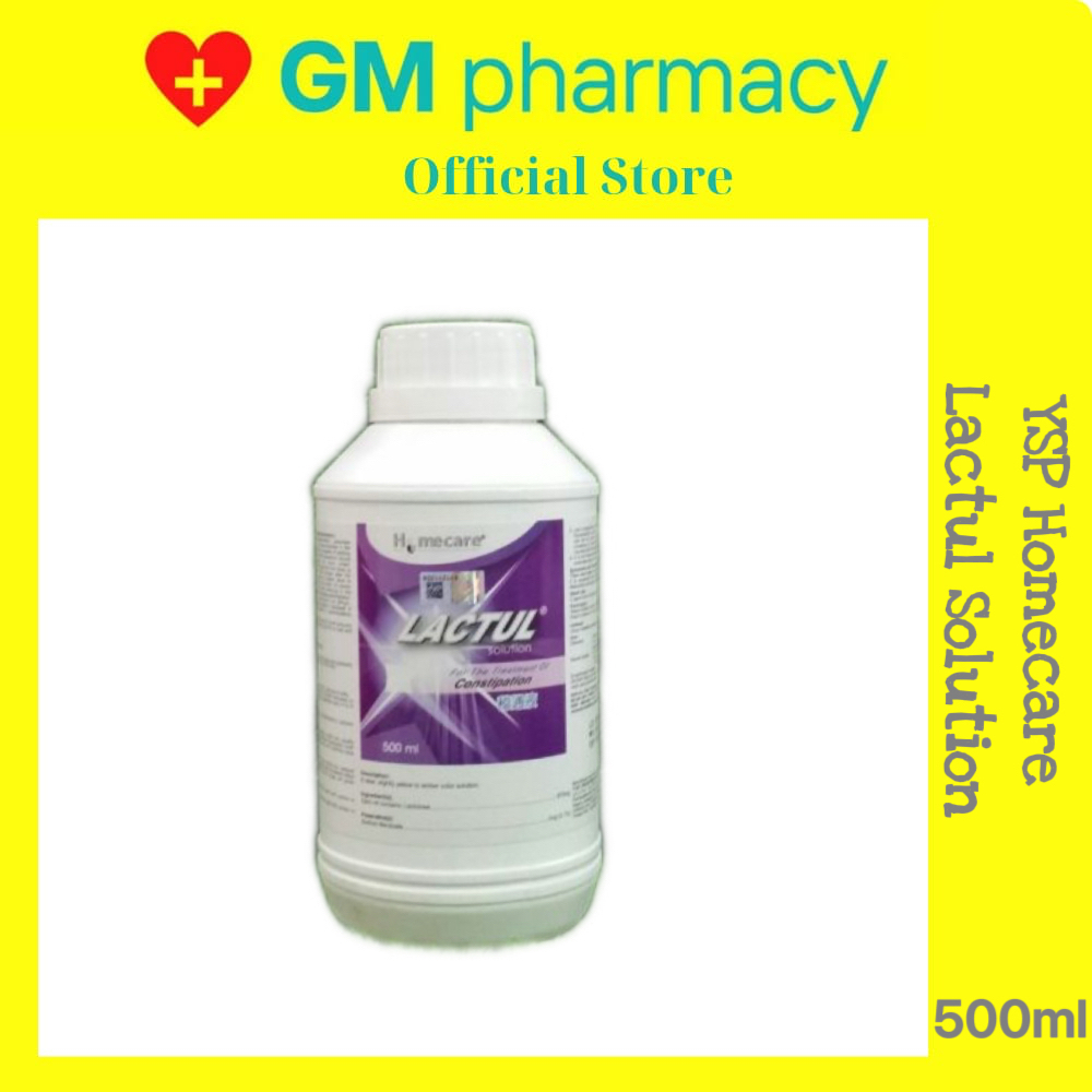 YSP Homecare Lactul Solution 500ml (Constipation / Sembelit / 通便液 ...