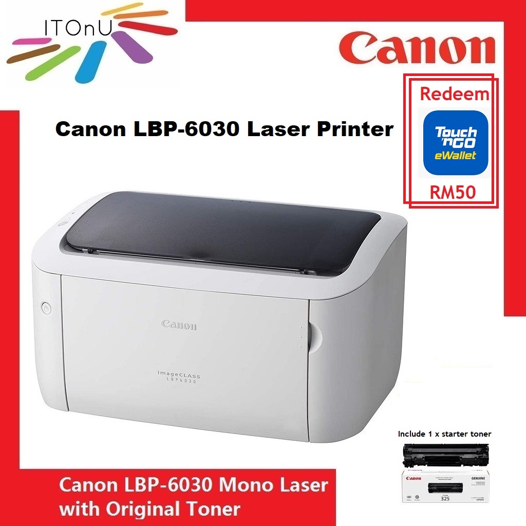 [ITONU] CANON LBP-6030 6030 lbp6030 lbp6030w 6030w wifi 325 LASER PRINTER SINGLE FUNCTION ...