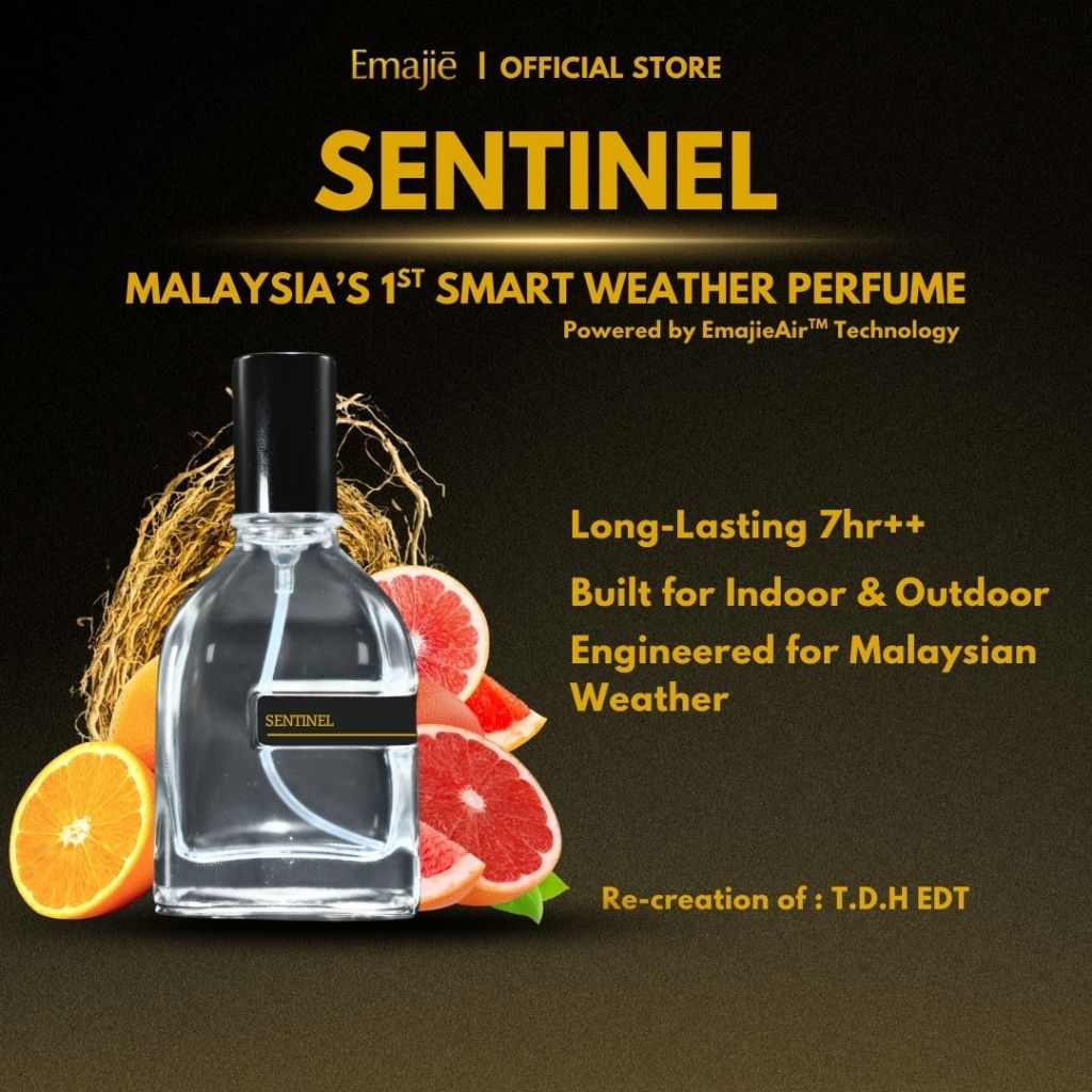 EMAJIE SENTINEL Perfume for Men 30ml Long Lasting Muslim Friendly ...