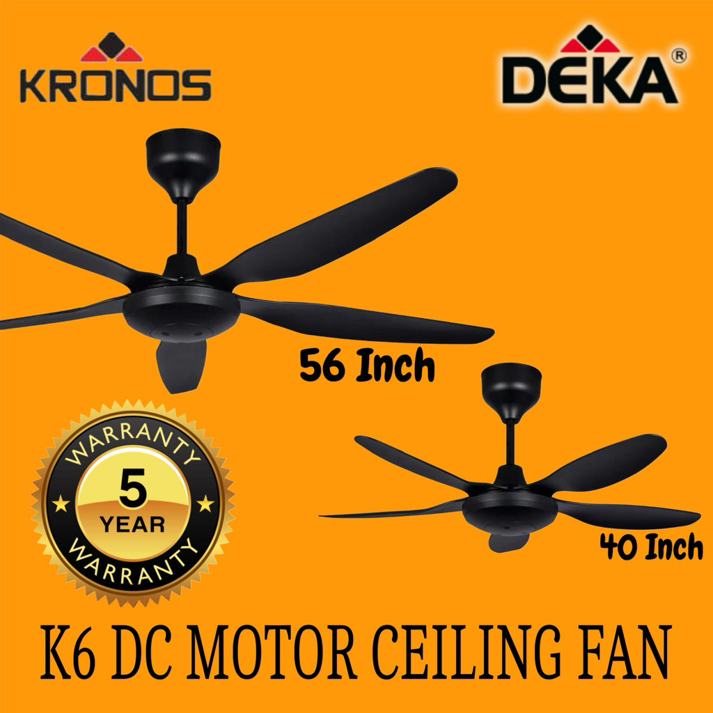 DEKA KRONOS K6 DC MOTOR WITH REMOTE CONTROL KIPAS | Shopee Malaysia