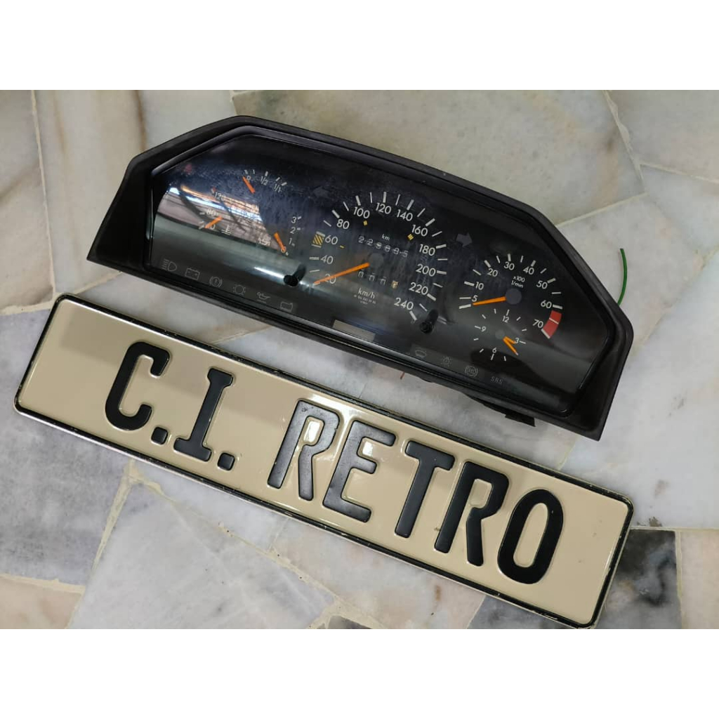 W124 C124 CE 4-CYLINDER METER SPEEDOMETER INSTRUMENTAL CLUSTER WITH ...
