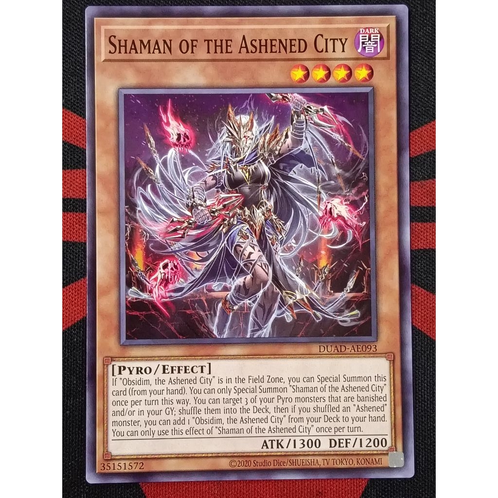 YUGIOH KONAMI DUAD-AE093 WPP5-JP032 Shaman of the Ashened City (C) | Shopee Malaysia