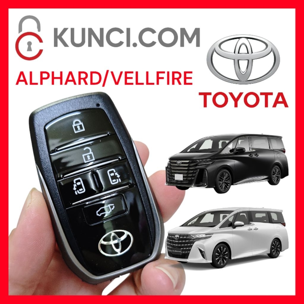 TOYOTA AGH40 ALPHARD VELLFIRE SMART KEY REMOTE CONTROL | Shopee Malaysia
