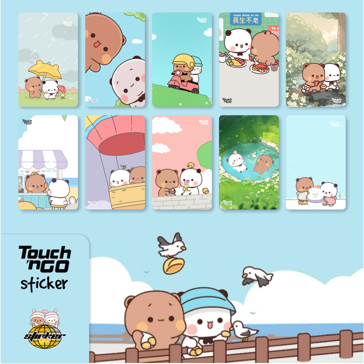 ( Budu Dudu Series ) Touch n Go Card Sticker / Skin Cover TNG / MASTER ...