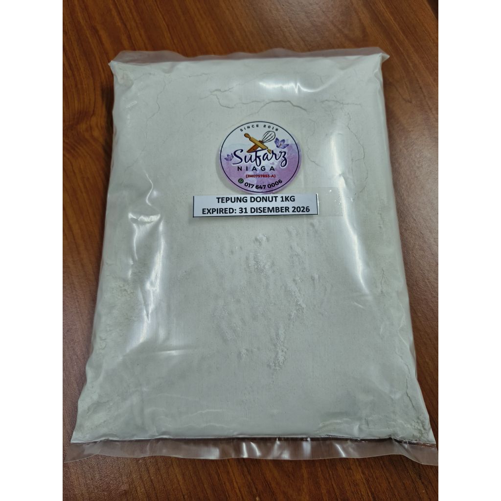 NEW‼️ TEPUNG KHAS DONUT | SPECIAL DONUT FLOUR (1KG) ~ expiry Dec 2026 ...