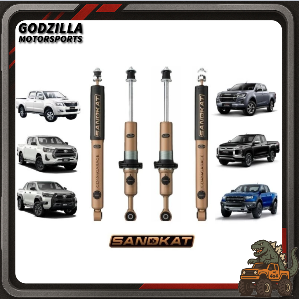 SANDKAT 8 STAGE HI LOW SOFT HARD ADJUSTABLE SHOCK ABSORBER FOR TOYOTA ...