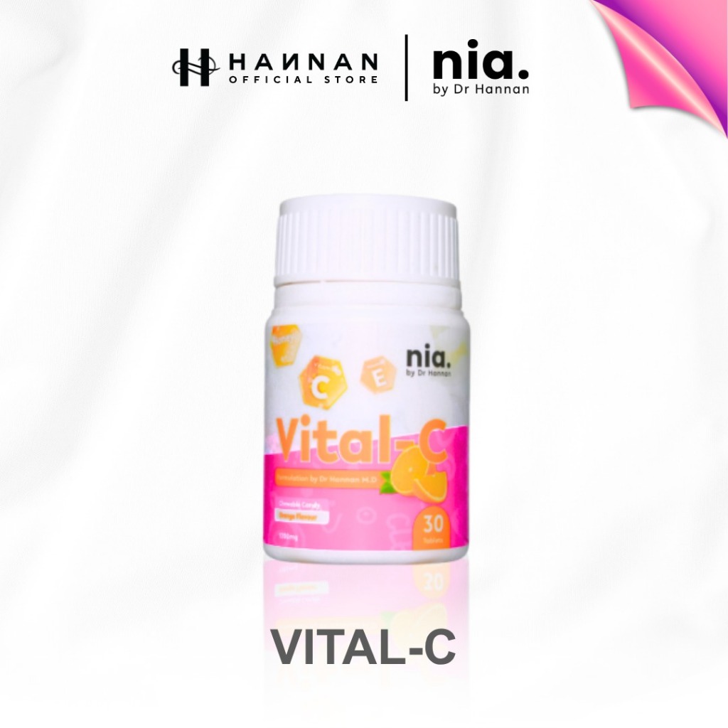Vital-C Nia by Dr Hannan - Chewable Tablet (30 Tablets) [1000mg ...