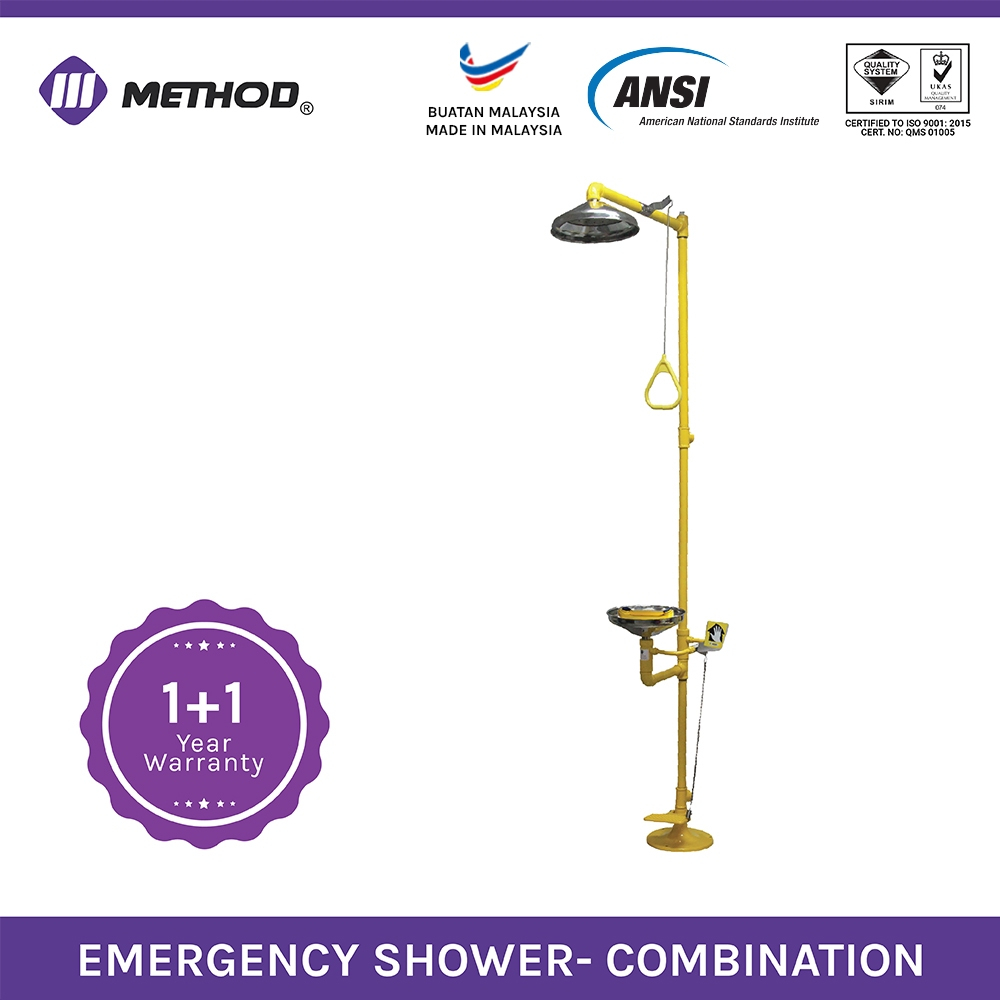 *MADE IN MALAYSIA* ANSI Certified Emergency Safety Shower and Eyewash ...