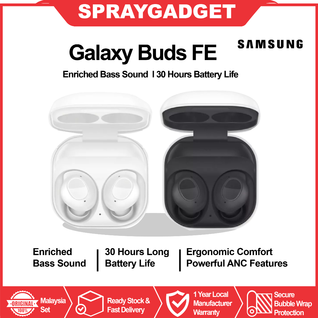 Samsung Galaxy Buds FE- Galaxy AI, Wireless Earbuds, Bluetooth 5.2, ANC ...
