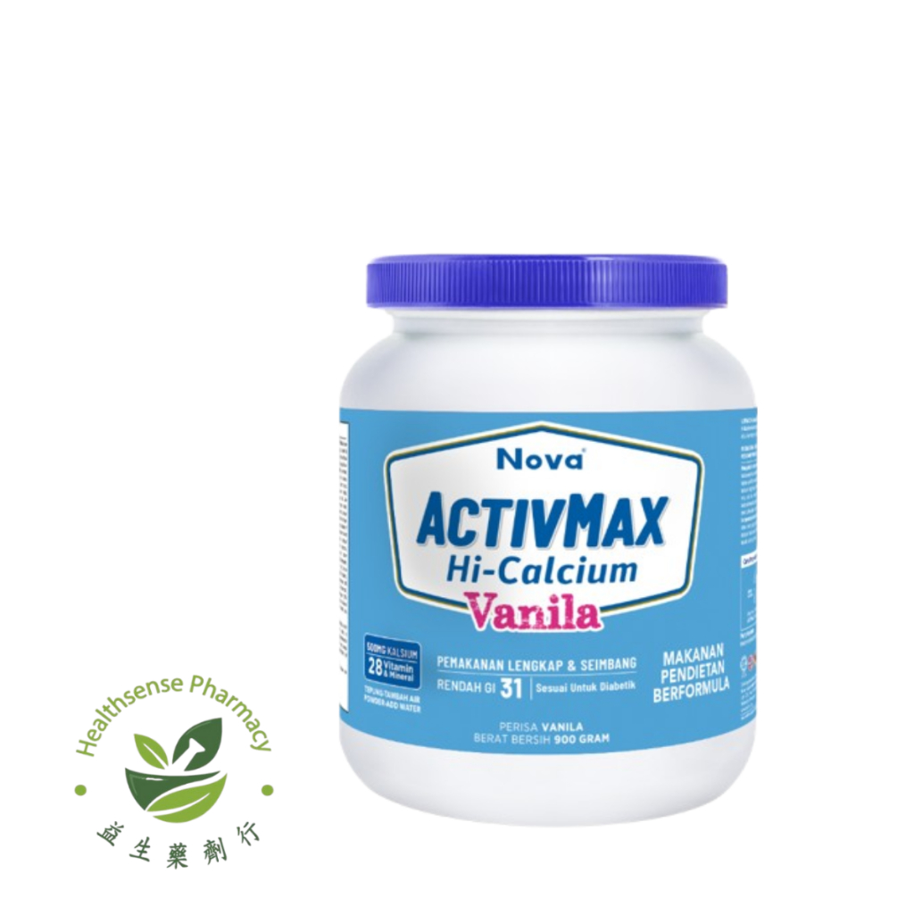 NOVA ACTIVMAX HI CALCIUM VANILLA 900G | Shopee Malaysia