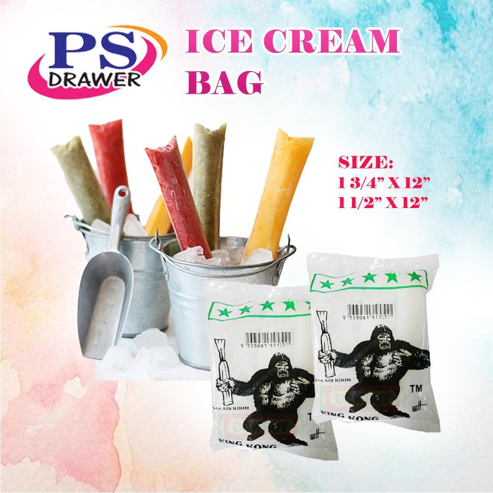 Plastik Aiskrim King Kong Ice cream Long Plastic Bag Aiskrim Malaysia ...
