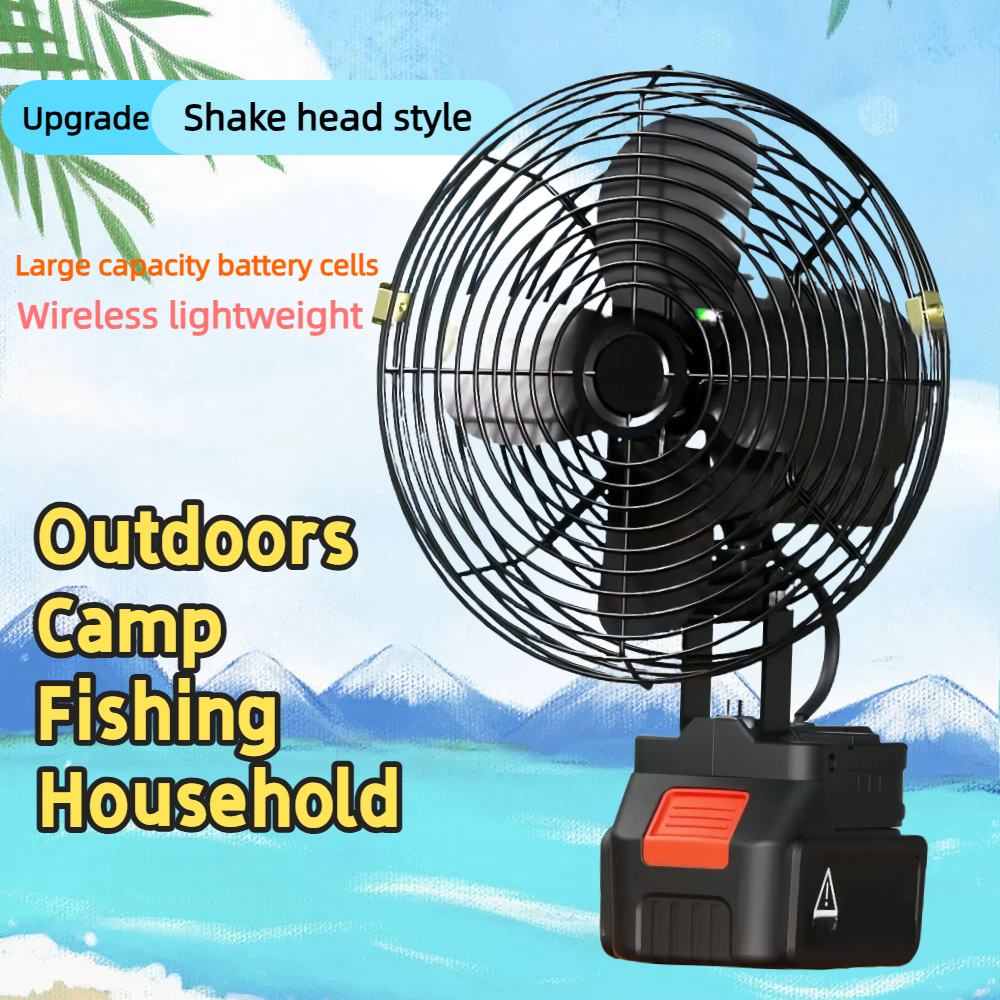 8 Inch Fan Portable Lithium Battery Fan 8 Inch Wireless Charging High ...