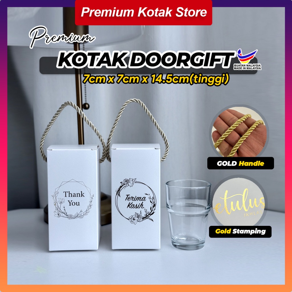 YJL KK77 Kotak Doorgift Kahwin Eksklusif Kenduri Company Doorgift ...