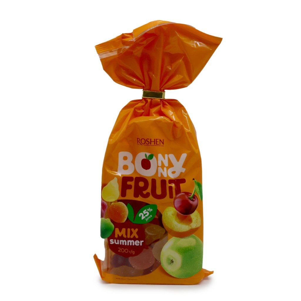 BONNY FRUIT ROSHEN MIX SUMMER/MIX CITRUS/MIX BERRY JELLY CANDY 200G ...