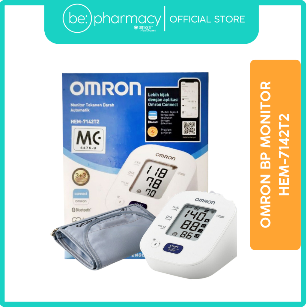 Omron Blood Pressure Monitor HEM-7142T2 | Shopee Malaysia