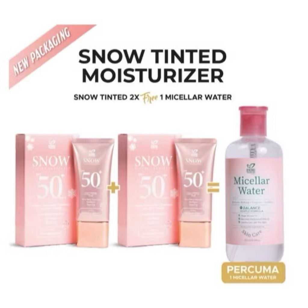 DHERBS SNOW TINTED MOISTURIZER SUNCREEN SPF50 | Shopee Malaysia