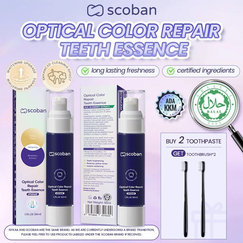 【Buy 2 Free 2】SCOBAN Color Corrector Toothpaste for Teeth White ex ...