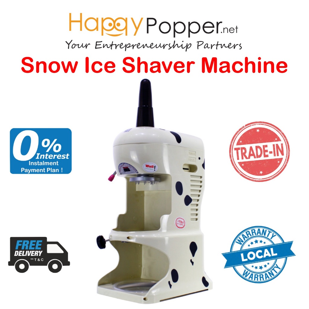Happypopper Commercial Electric Snow Smoothie Ice Crusher Cendol ABC ...