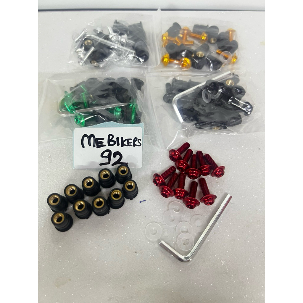 Skru Visor Fering (Cowling Cover Skrew)Screw Windshield Skru (Allen key ...