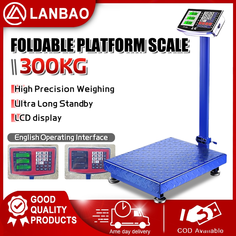 Electronic Weight Scale 150KG/300KG High Precision Rechargeable Digital ...