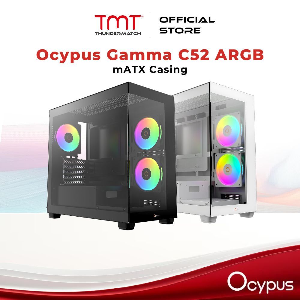 Ocypus Gamma C52 ARGB mATX Casing | Shopee Malaysia