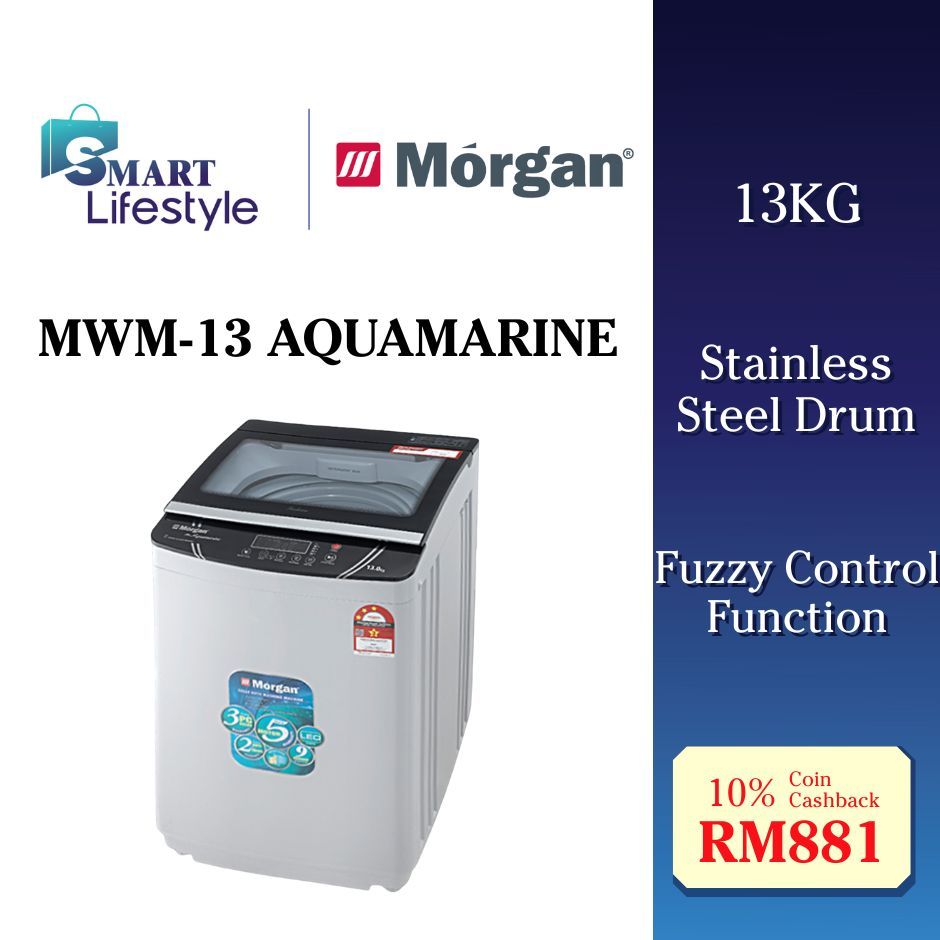Morgan Large Capacity Fully Automatic Washing Machine 13KG MWM-13 ...