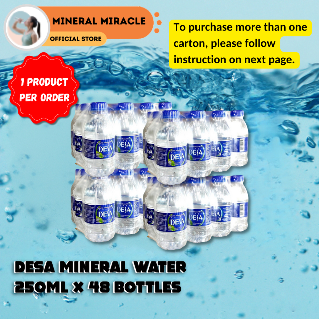 DESA Mineral Water (4 PACKS 250ml x 12 Bottles) | Shopee Malaysia