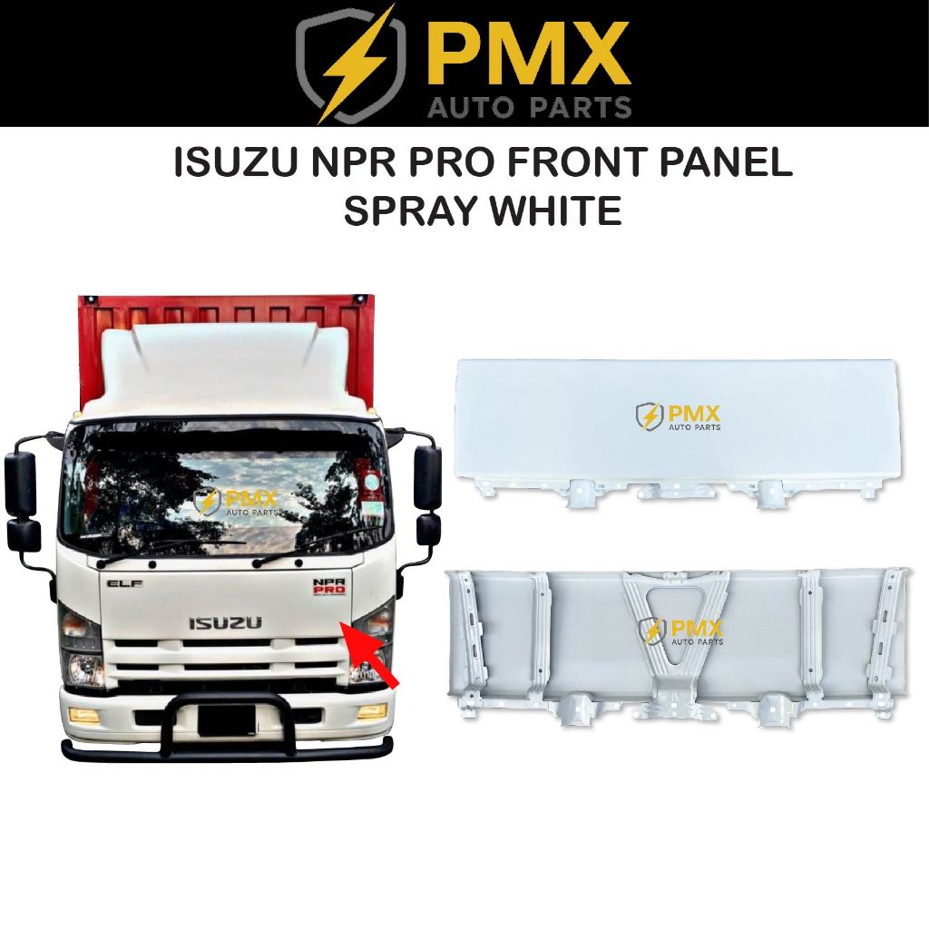 【ISUZU NPR PRO Front Panel Bonnet (Spray White)】| High Quality ...