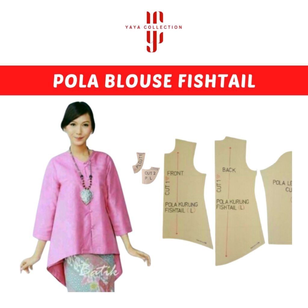POLA BLOUSE FISHTAIL - DEWASA 🔥 | Shopee Malaysia