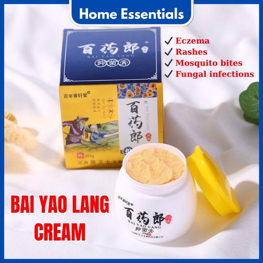 BAI YAO LANG Herbal Cream 百药郎 Krim Herba Rawatan Gatal Kulit, Ruam ...