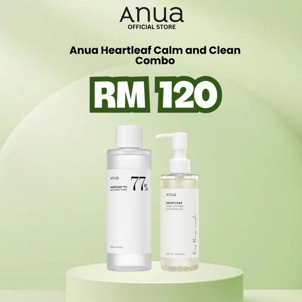 Anua Heartleaf Calm and Clean Combo | Shopee Malaysia