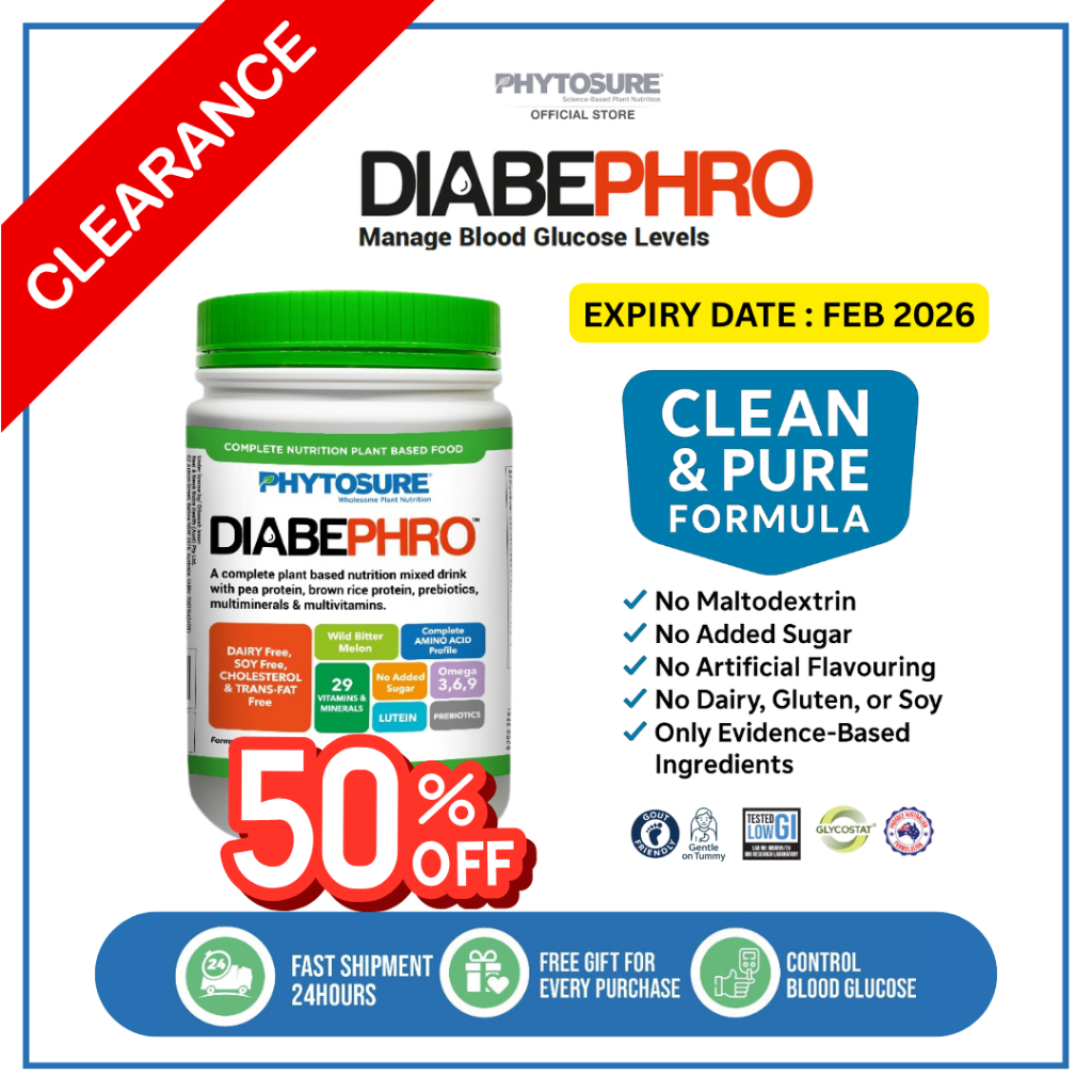 EXP: OCT 2026 | CLEARANCE PHYTOSURE DIABEPHRO Plant Based Diabetes ...