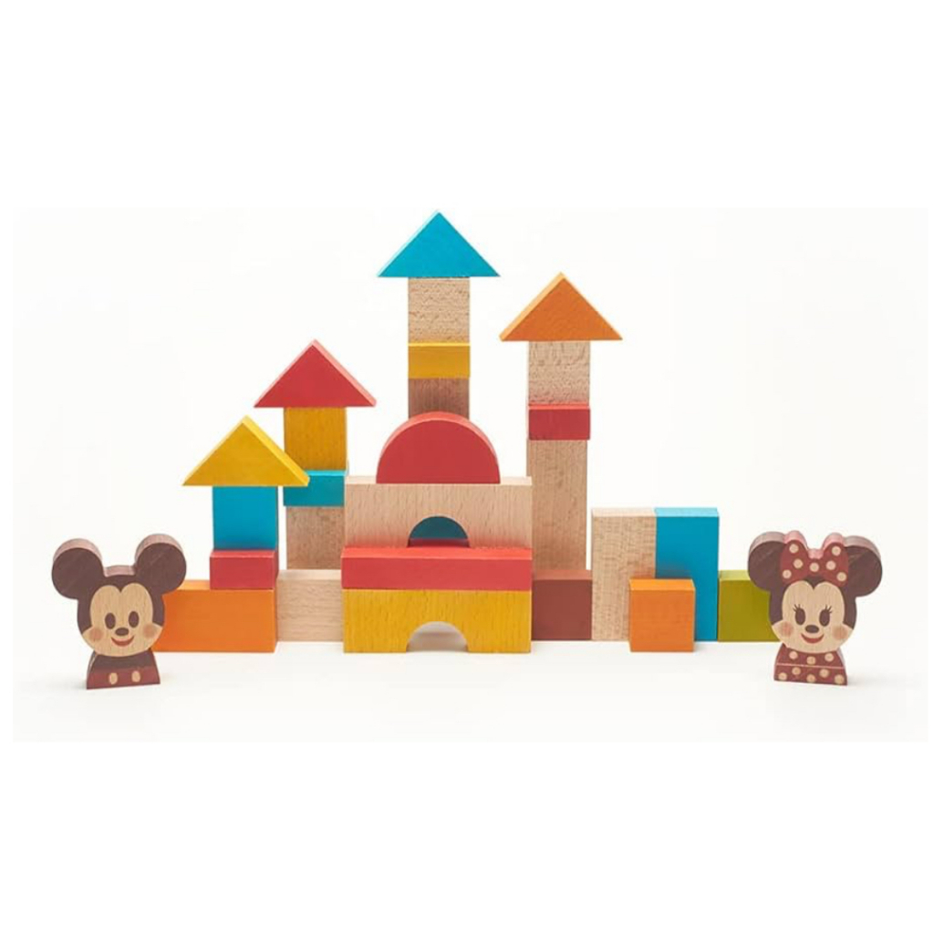 🎁 Disney KIDEA & BLOCK 🌟 Mickey & Friends Wooden Toy Set | Baby Gift 🎠 ...