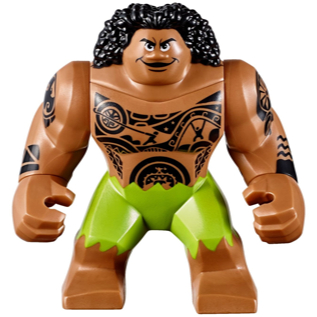 LEGO MOA003 Disney Moana : Maui (Medium Nougat) Minifigure (BigFig ...