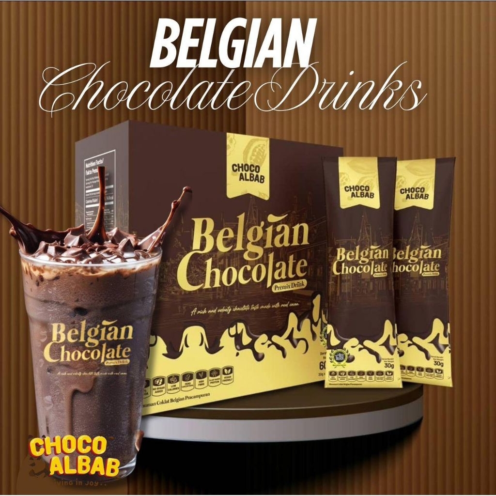 belgian chocolate drink 20 sachet per box | Shopee Malaysia