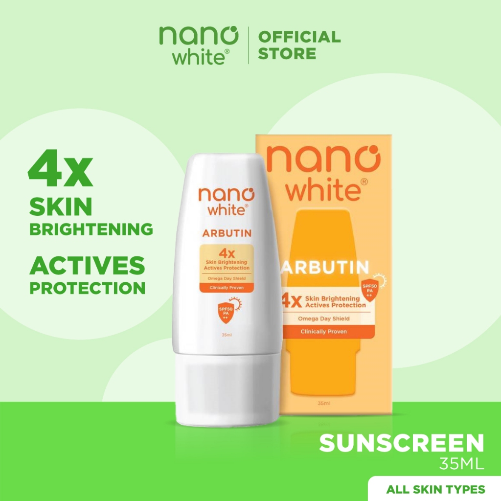 Nanowhite Essential Omega Day Shield Sunscreen SPF50 PA++ 35ml (All ...