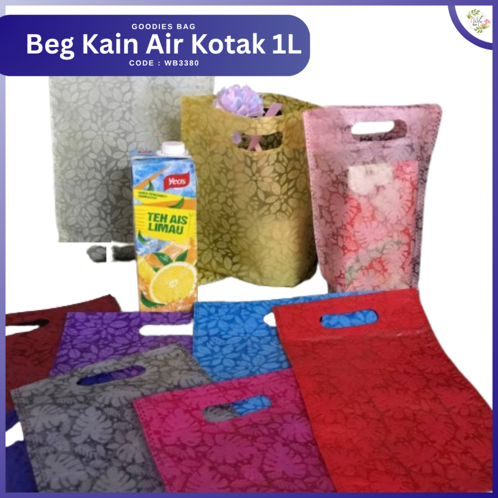 VISTA | 10Helai Beg Kain Isi Air Kotak 1L | Woven Bag Murah ...