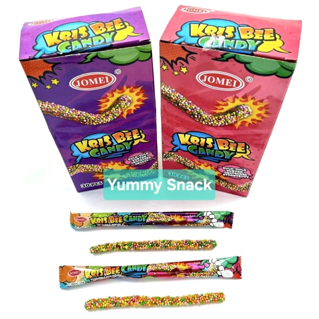 (3pcs/30pcs) Jomei Kris Bee Candy Strawberry Grape Halal Ready stock ...