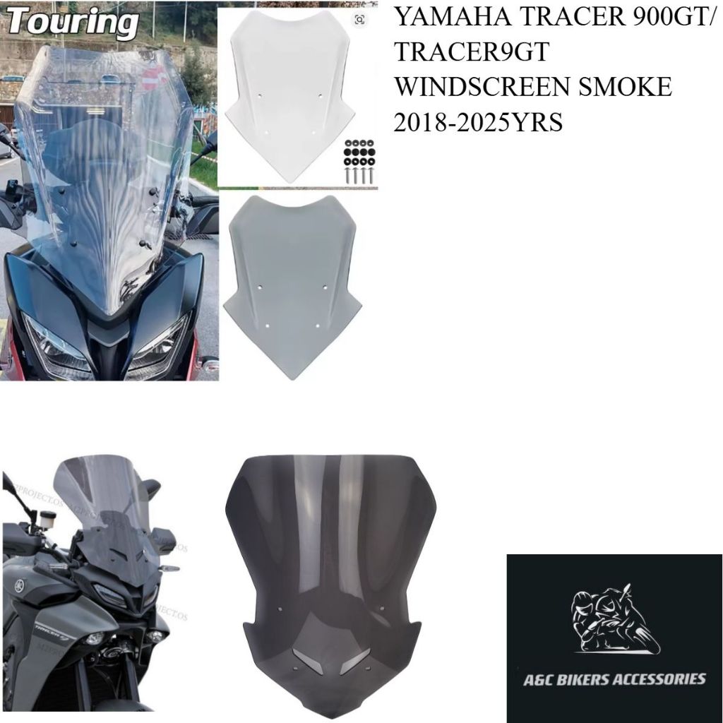 Yamaha Tracer 900GT Tracer 9GT EMS Windshield Touring Deflector Visor ...