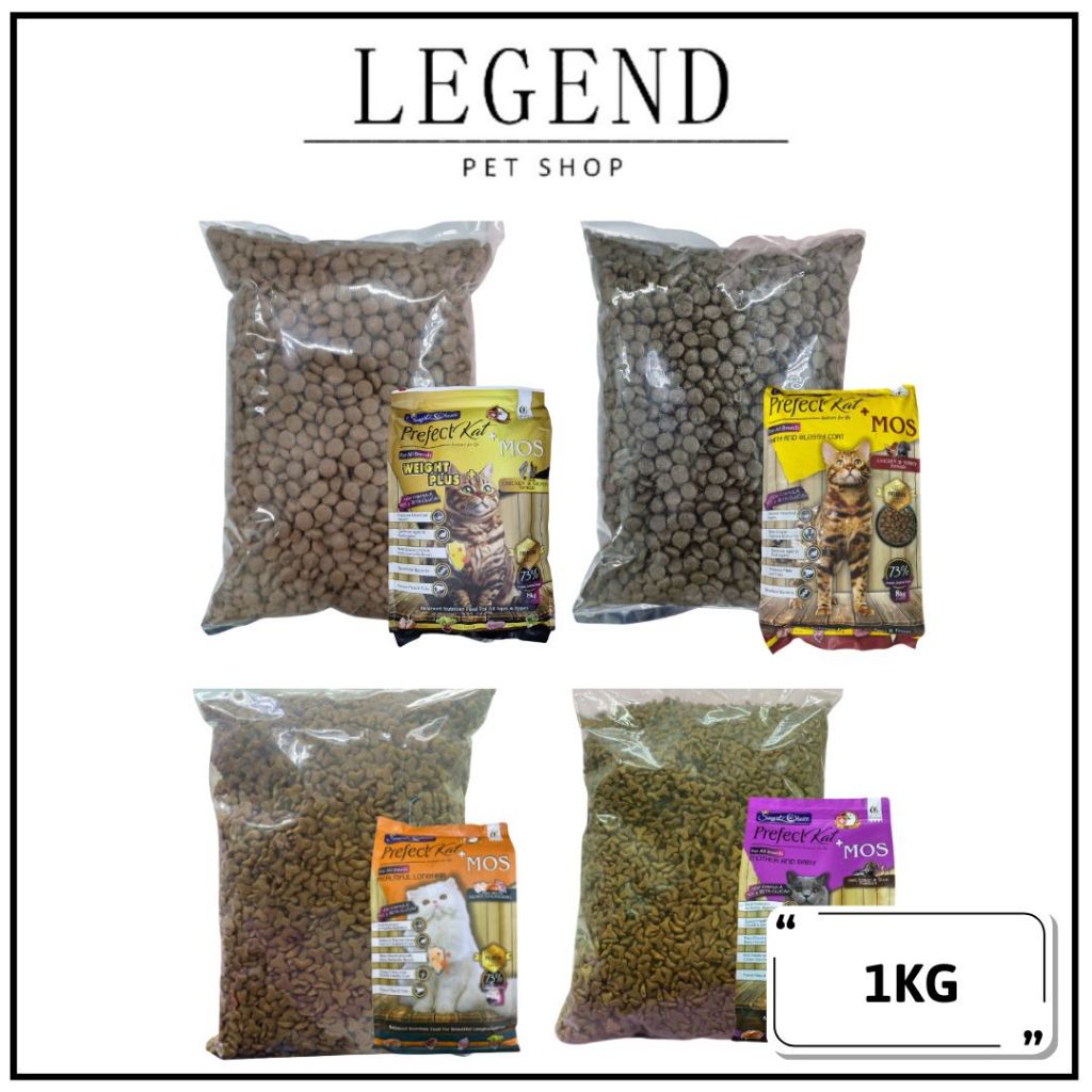 Smart Choice Prefect Kat Premium Cat Food/Makanan Kucing 1Kg Repack ...