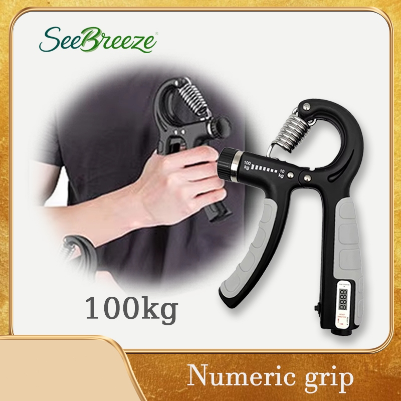 Hand Gripper 10-100kg Adjustable Heavy Hand Grip For Arm/Home Counting ...