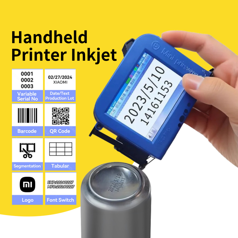 Mini Handheld inkjet printer Portable Printer Inkjet Date Printer ...