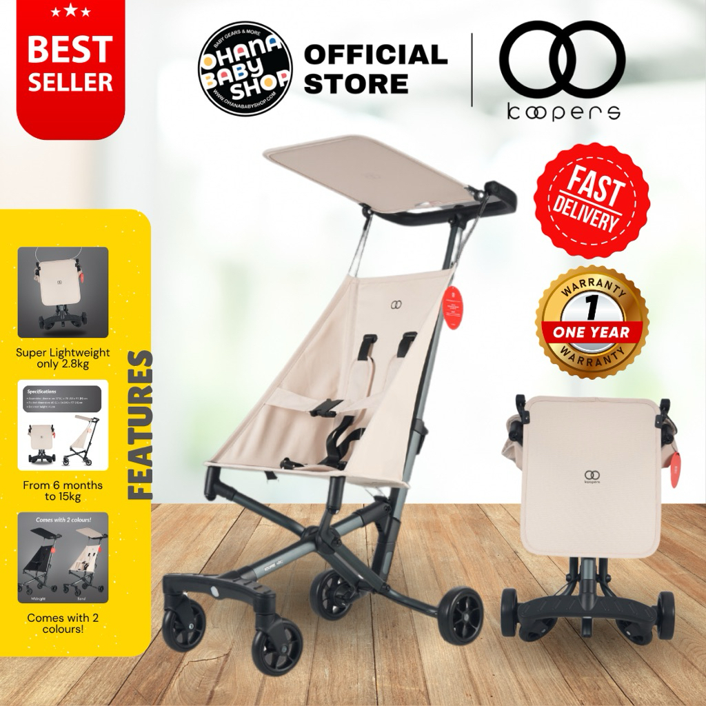 Koopers Aero Super Lightweight Stroller | Stroller Paling Ringan 2.8kg ...