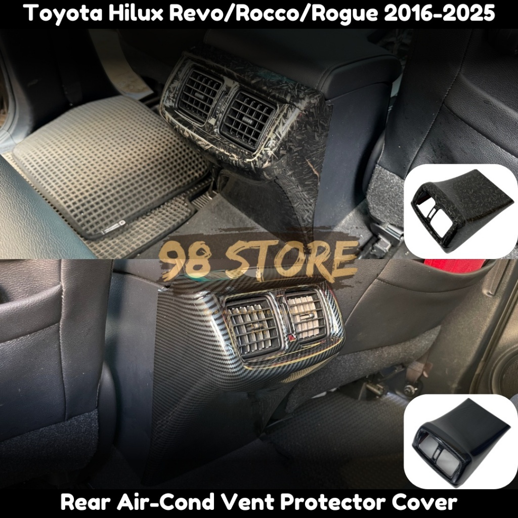 TOYOTA HILUX REVO/ROCCO/ROGUE 2015-2025 FORGED CARBON TRIM&CARBON TRIM ...